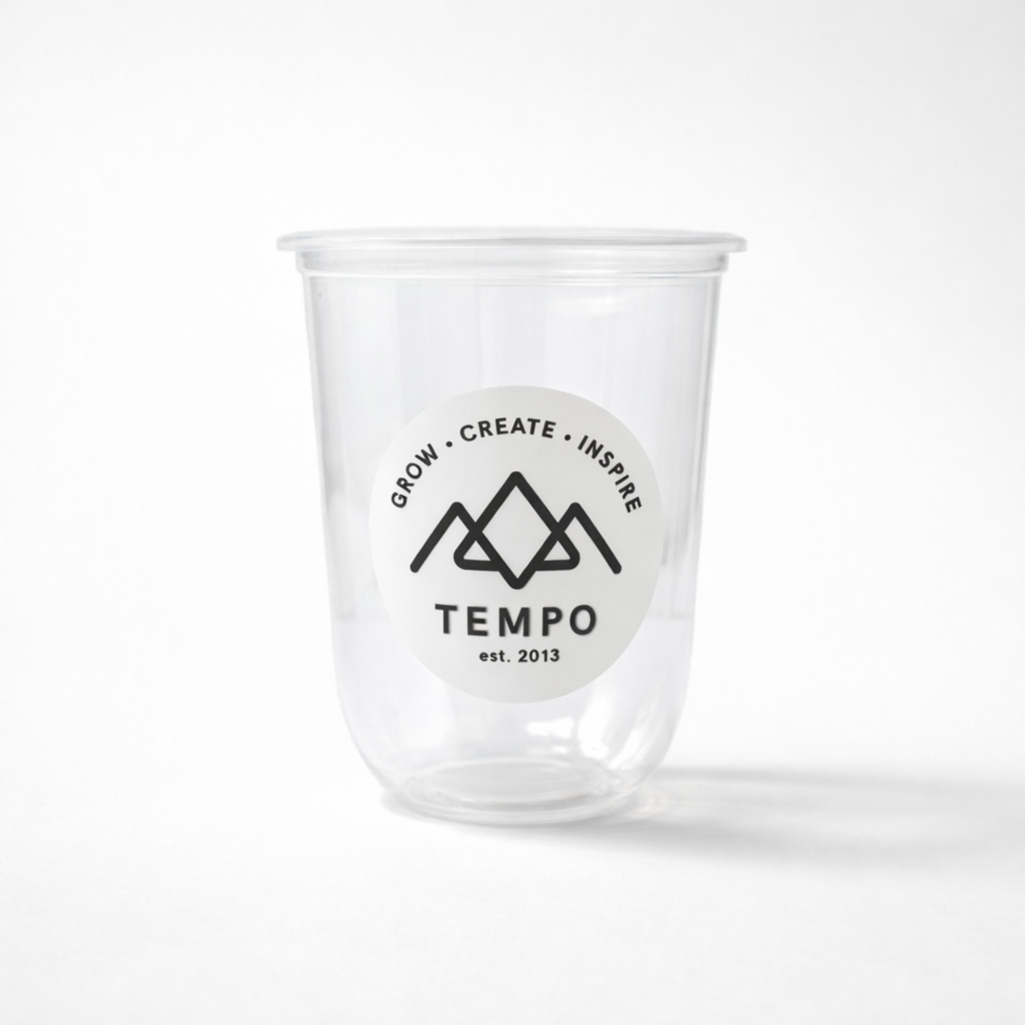 Clear Tempo Bubble Tea Cups (500ml)