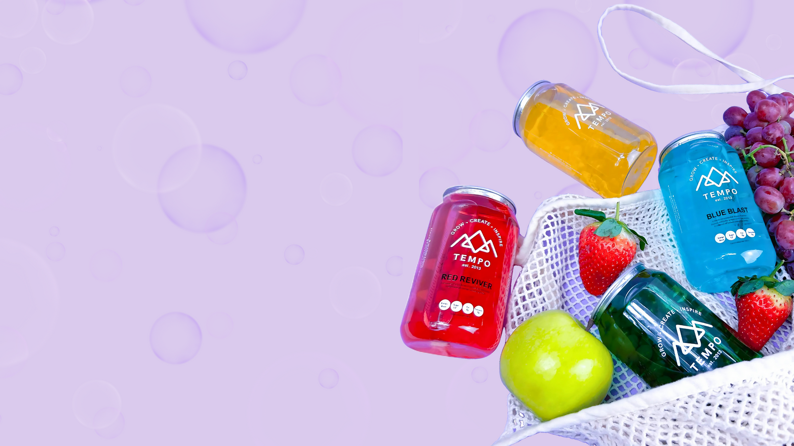 Ready Made Bubble Tea Cans and Fruit Bubble Tea Kits | Tempo Tea Bar