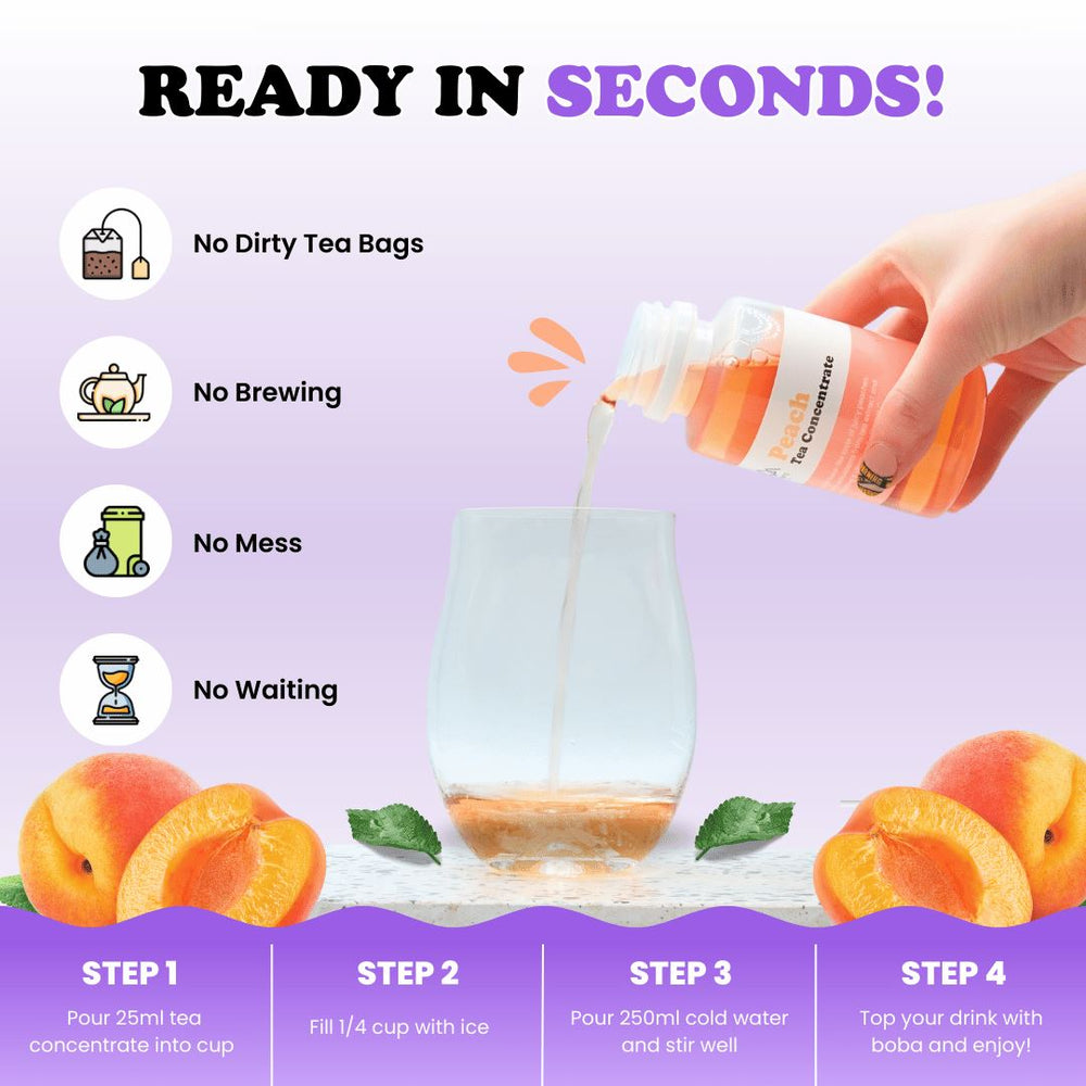 Apple Fruit Bubble Tea Kit with Popping Boba + Vitamins B & C – Tempo ...