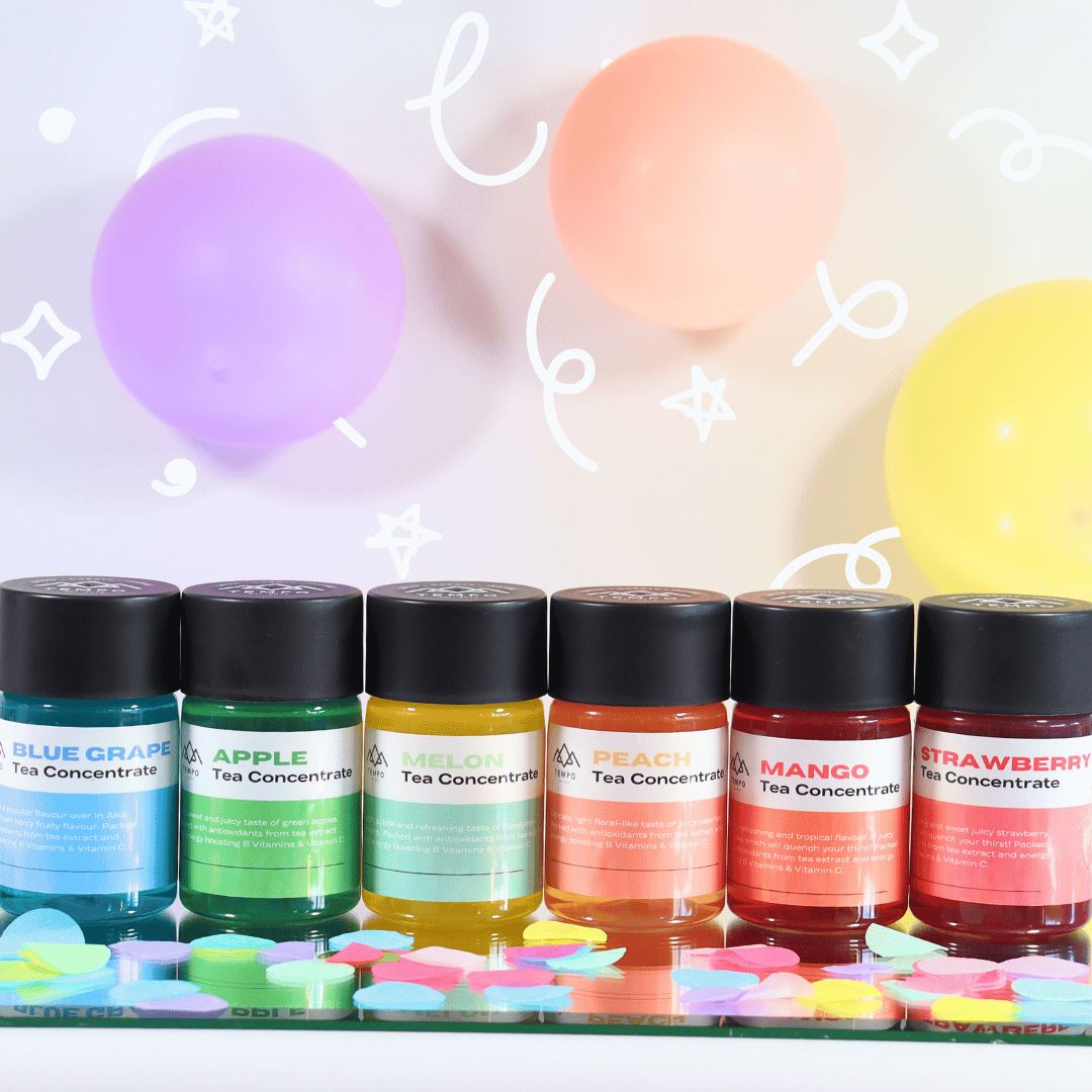 Tea Concentrate Refill Bottle Bundle for Bubble Tea (6 x 200ml) – Tempo ...