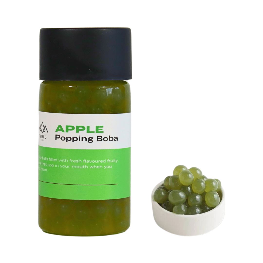 Green Apple Popping Boba for Bubble Tea (250g) – Tempo Tea Bar