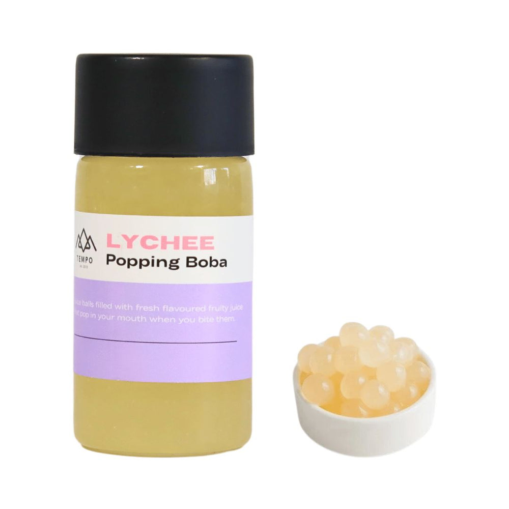 Lychee Popping Boba for Bubble Tea (250g) – Tempo Tea Bar