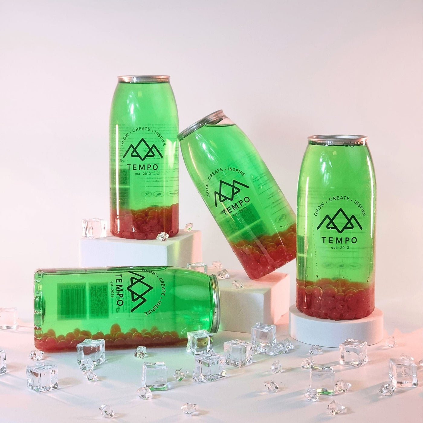 Bubble Tea Cans | Orchard Pop - 4 Pack – Tempo Tea Bar